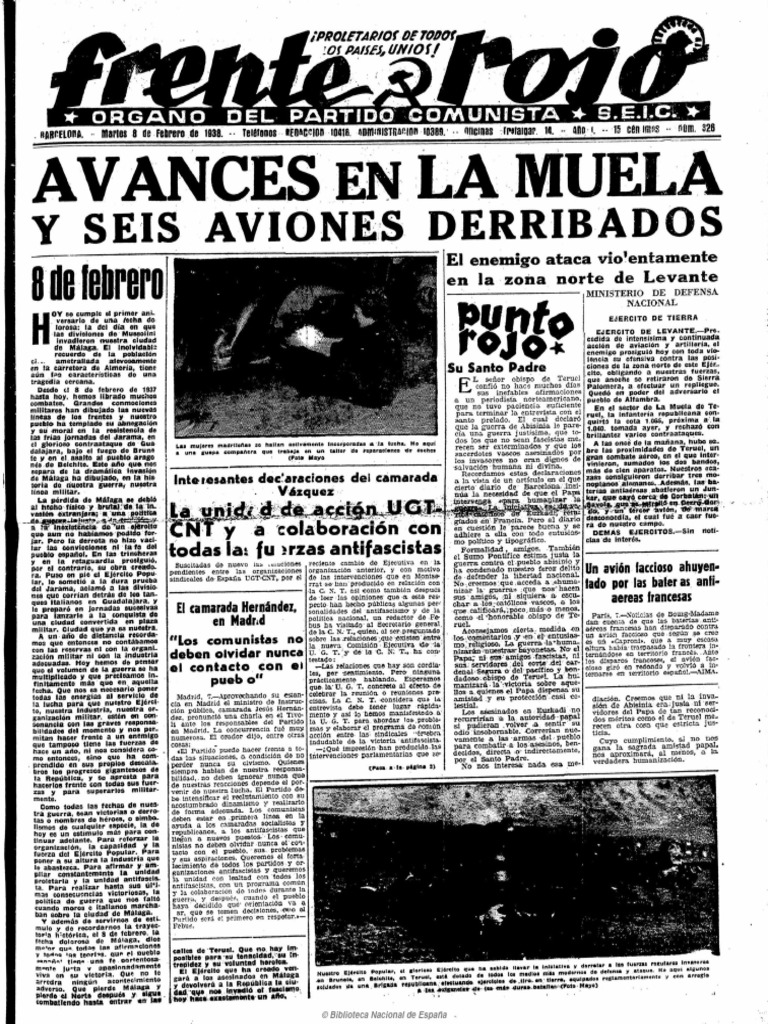 Frente Rojo 8 2 1938 | PDF