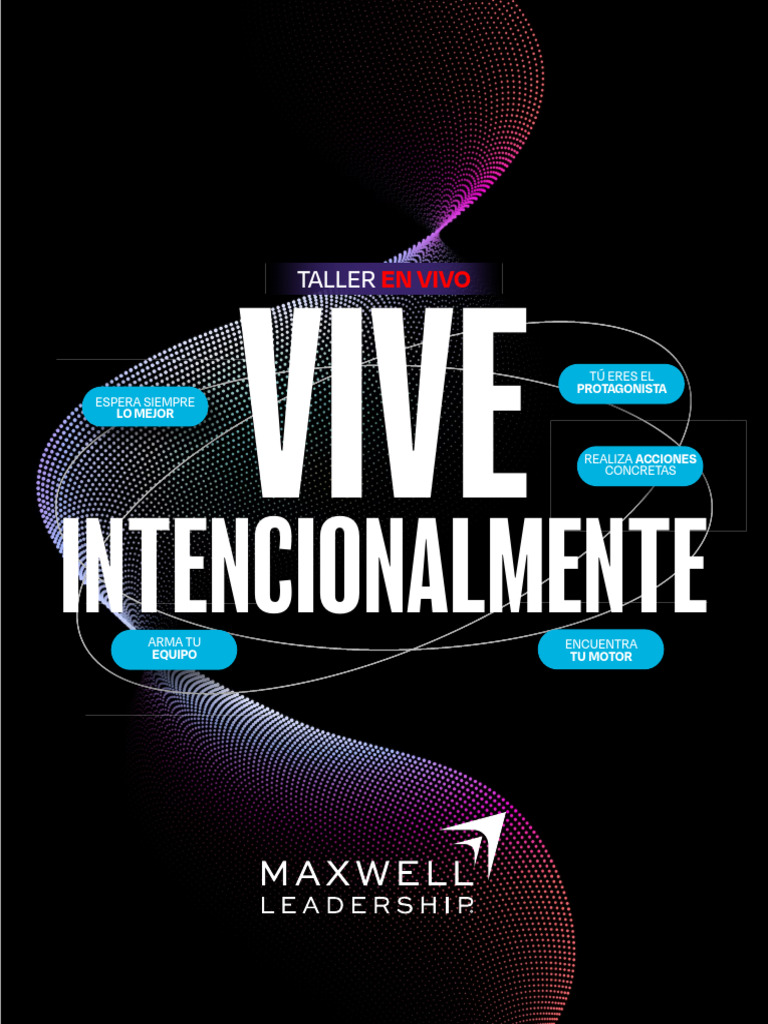 Cuadernillo de Ejercicios - TALLER - Vive Intencionalmente | PDF