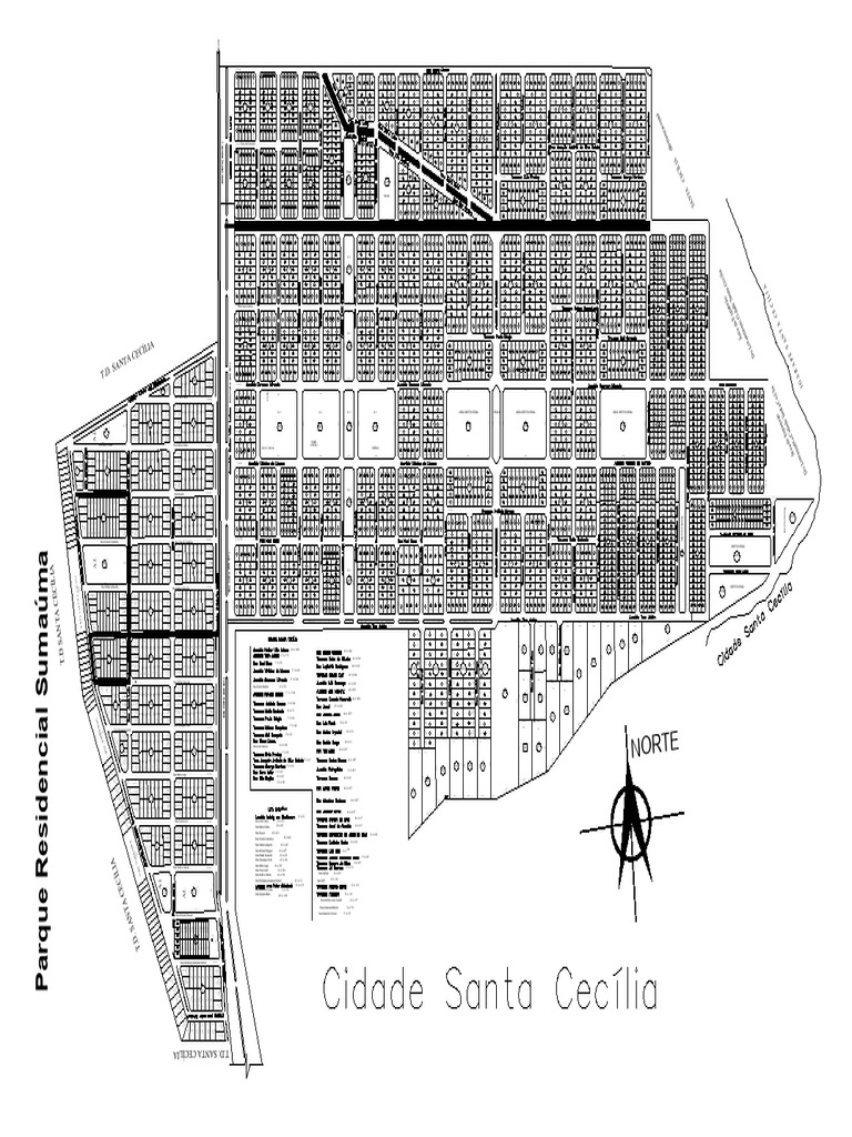 Mapa Santa Cecília | PDF