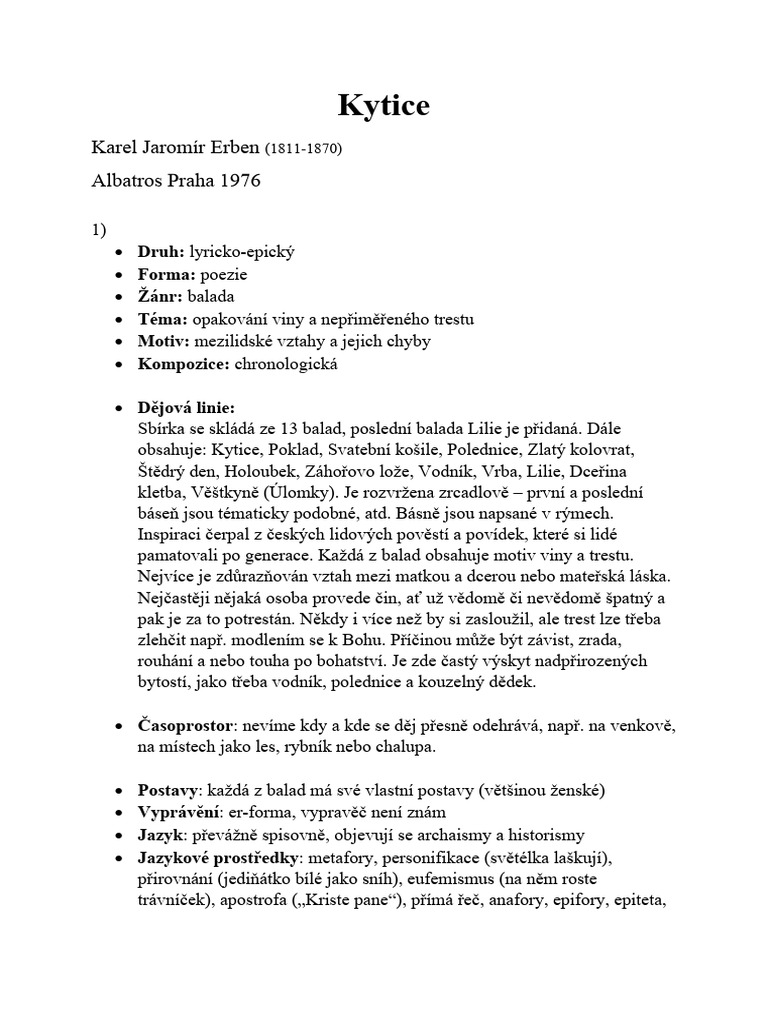 Portfolio - Kytice | PDF