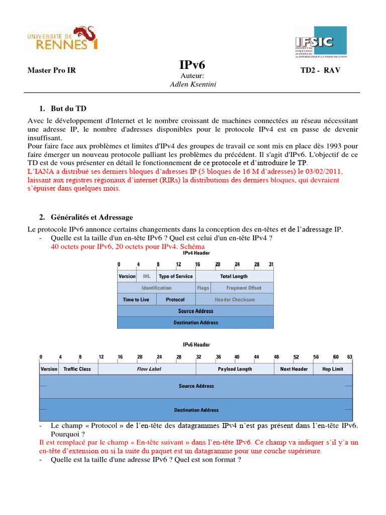 TD2 - Sujet - Correction | PDF