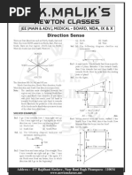 Direction and Distance Reasoning Guide | PDF | Kilometre | Quantity