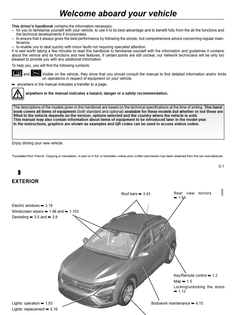 Sandero-III User Manual ENG | PDF | Trunk (Car) | Anti Lock Braking System