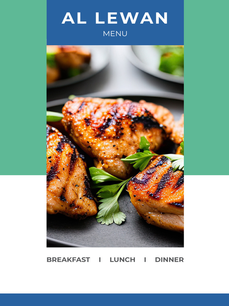 Al Lewan Dine-In Menu | PDF | Foods | Cuisine