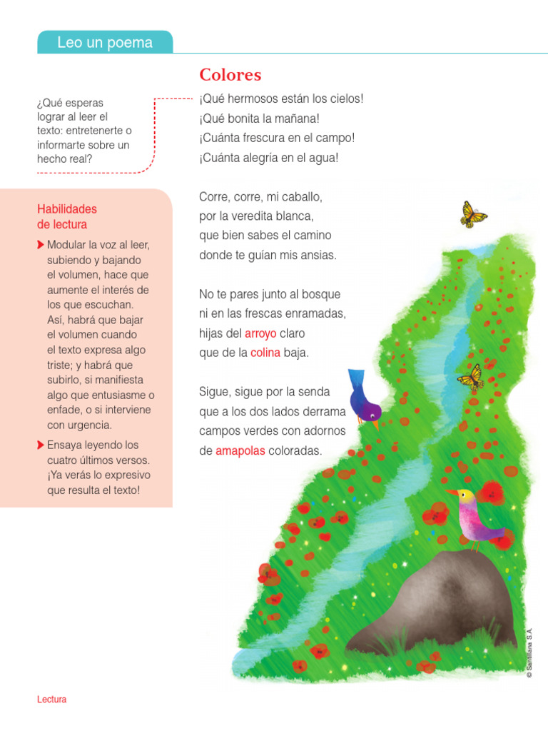 Ficha de Práctica Sobre Los Poemas | PDF