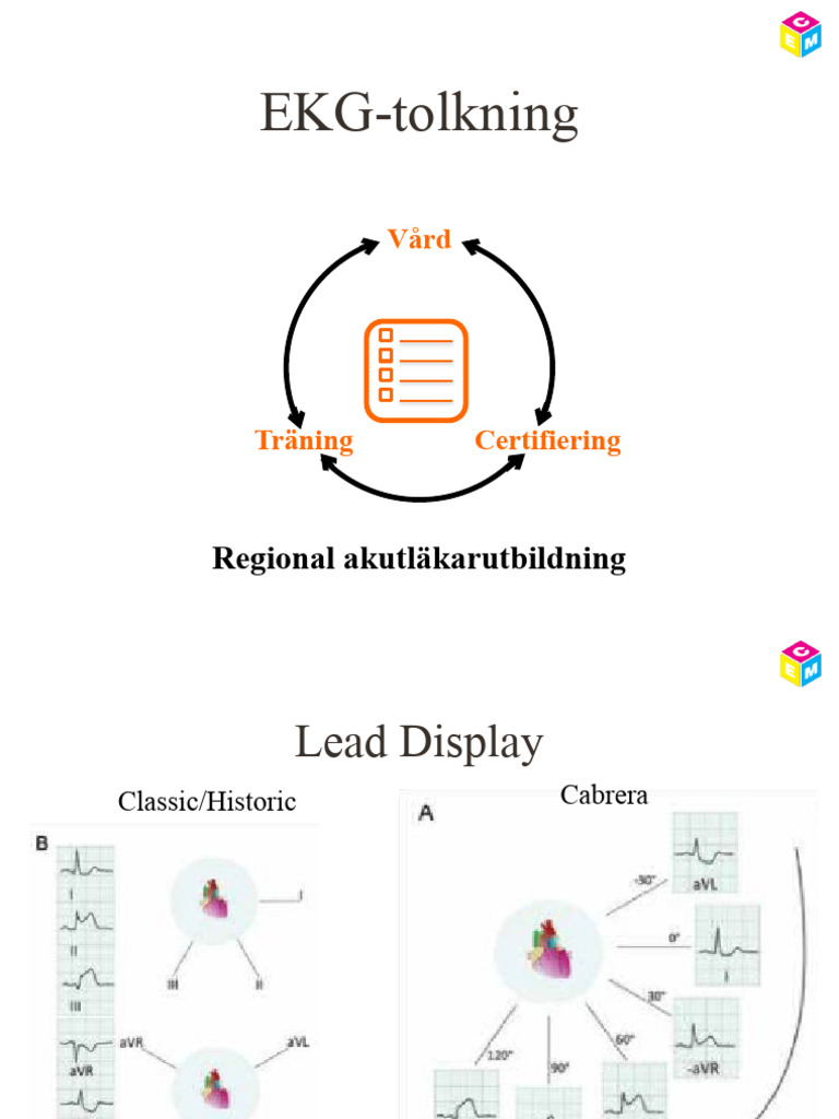 EKG-tolkning: Regional Akutläkarutbildning | PDF | Electrocardiography ...