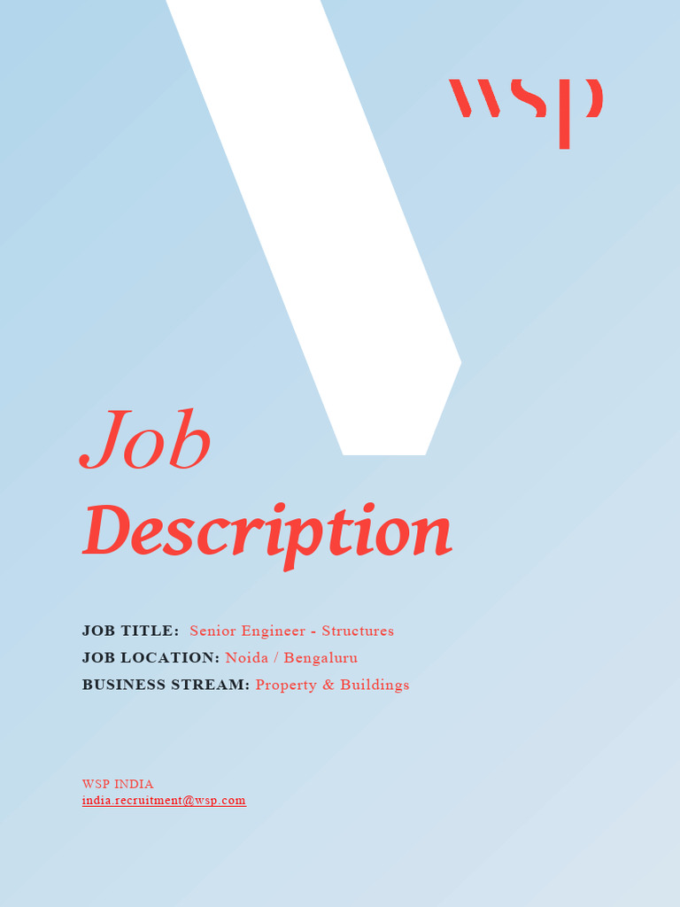 JD - Senior Engineer - Structures - UK | PDF | Engineering | Expert