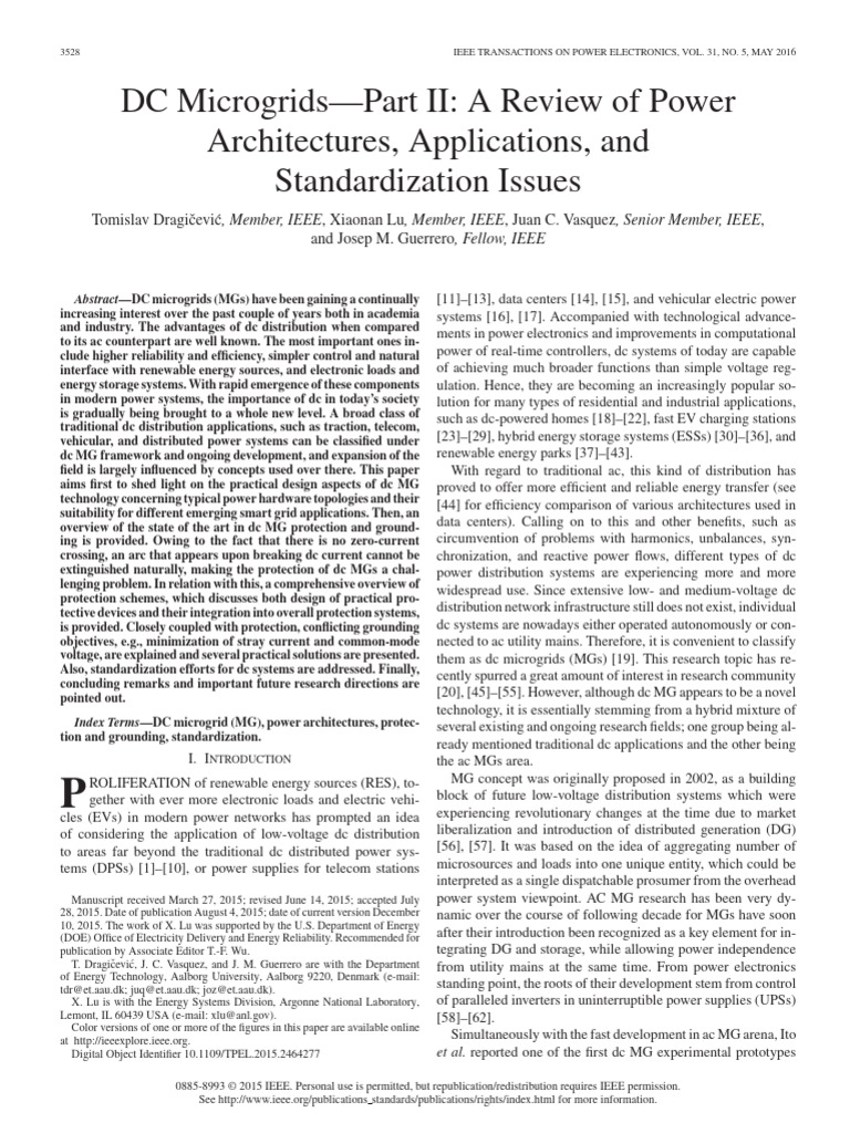 2 DC Microgrids-Part II | PDF | High Voltage Direct Current ...