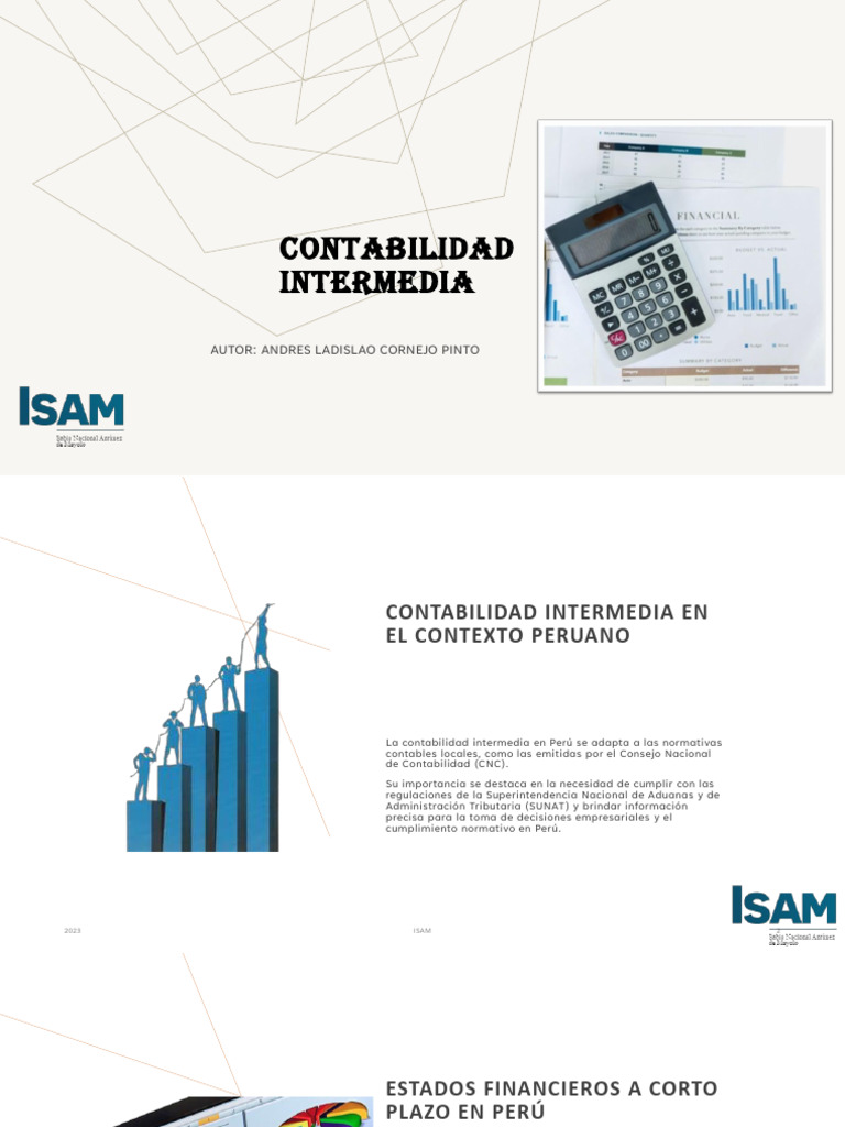 Contabilidad Intermedia 1 | PDF | Contabilidad | normas internacionales de INFORMACION FINANCIERA