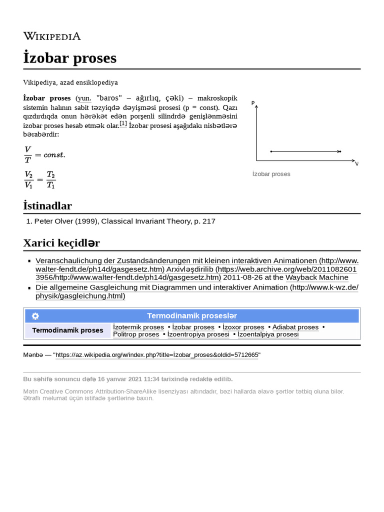 İzobar Proses | PDF
