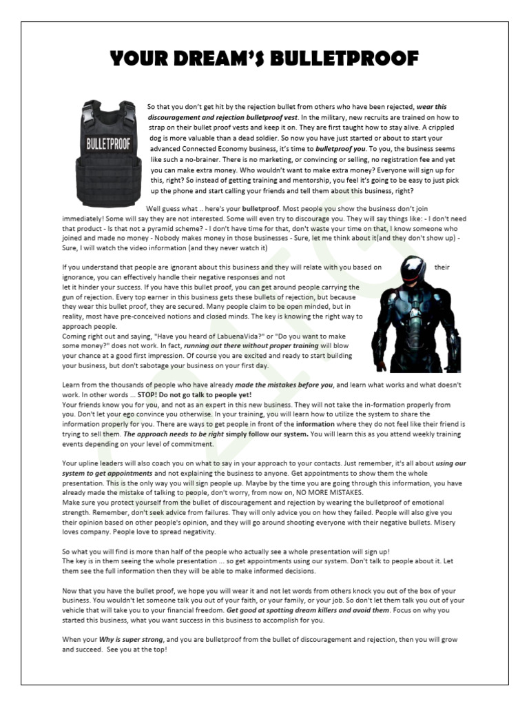 Bulletproof For Beginners | PDF