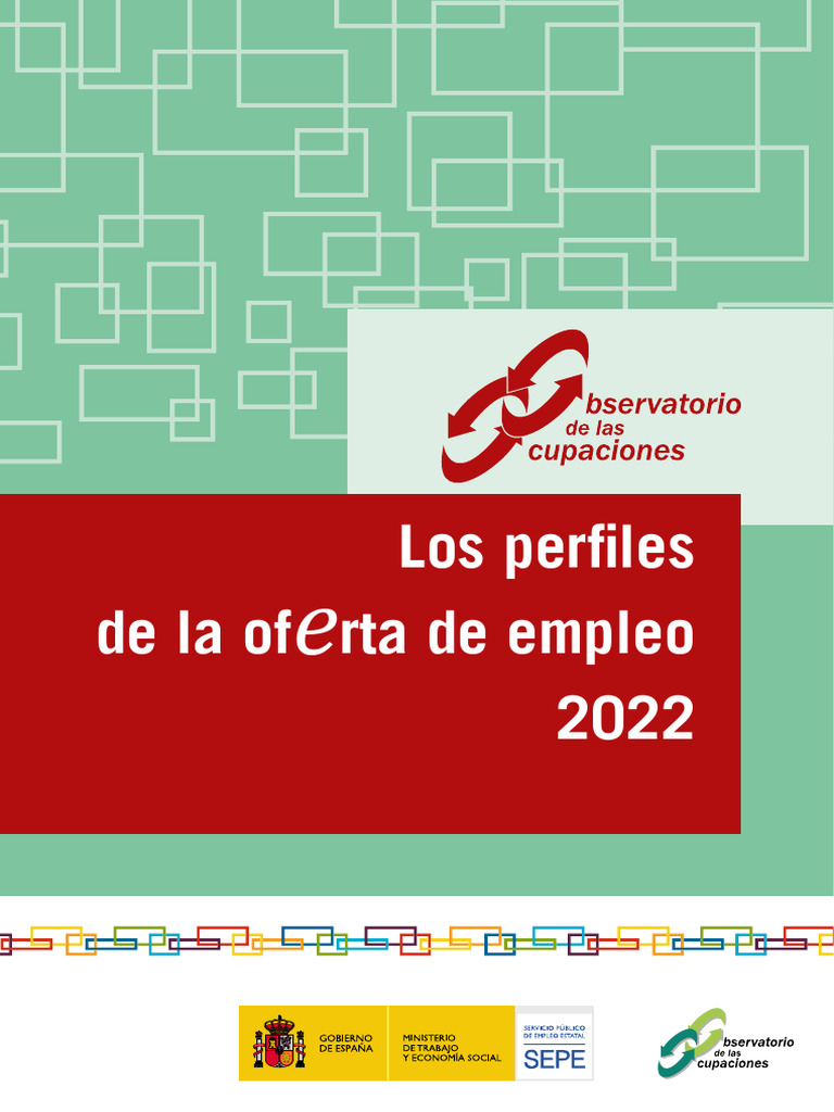 Perfiles De La Oferta De Empleo 2022 Pdf Maestros Empleo