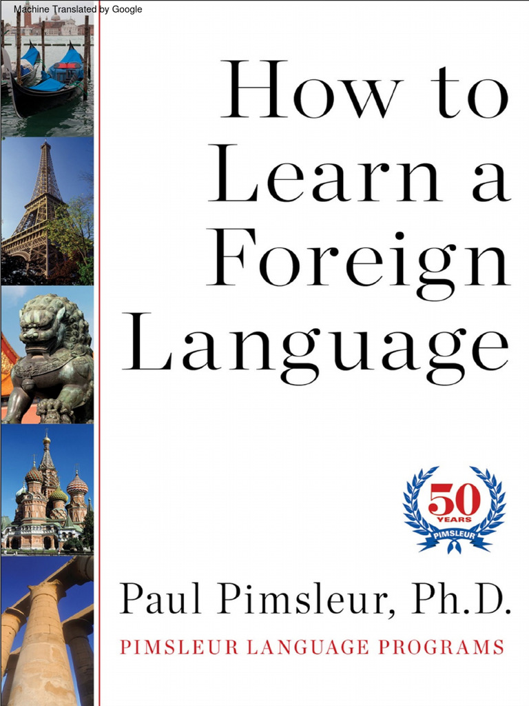How To Learn A Foreign Language Pt Br Pdf Aprendizado Linguagem Natural 2157