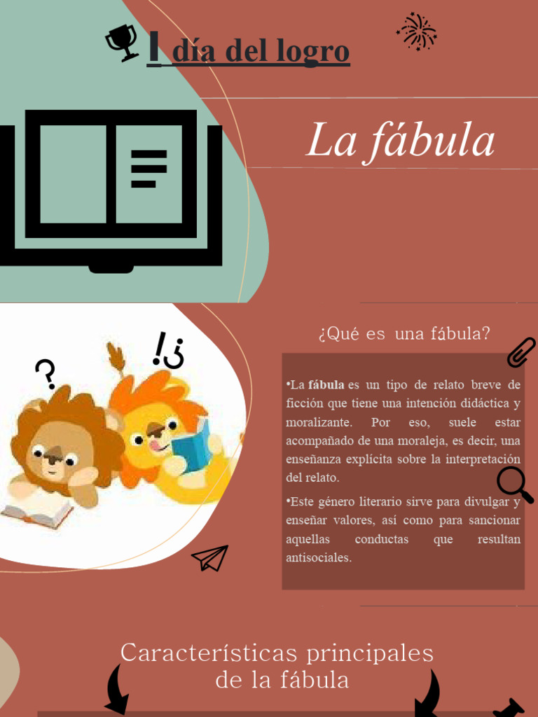 Características y Moraleja de la Fábula | PDF | Fábula | Moralidad