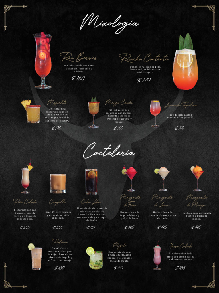 Menú Ranch Roll Culiacán CO | PDF | Alimentos | Ingredientes de comida