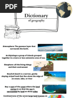 Vocabulary Word List For Geography | PDF | Marsh | Canyon