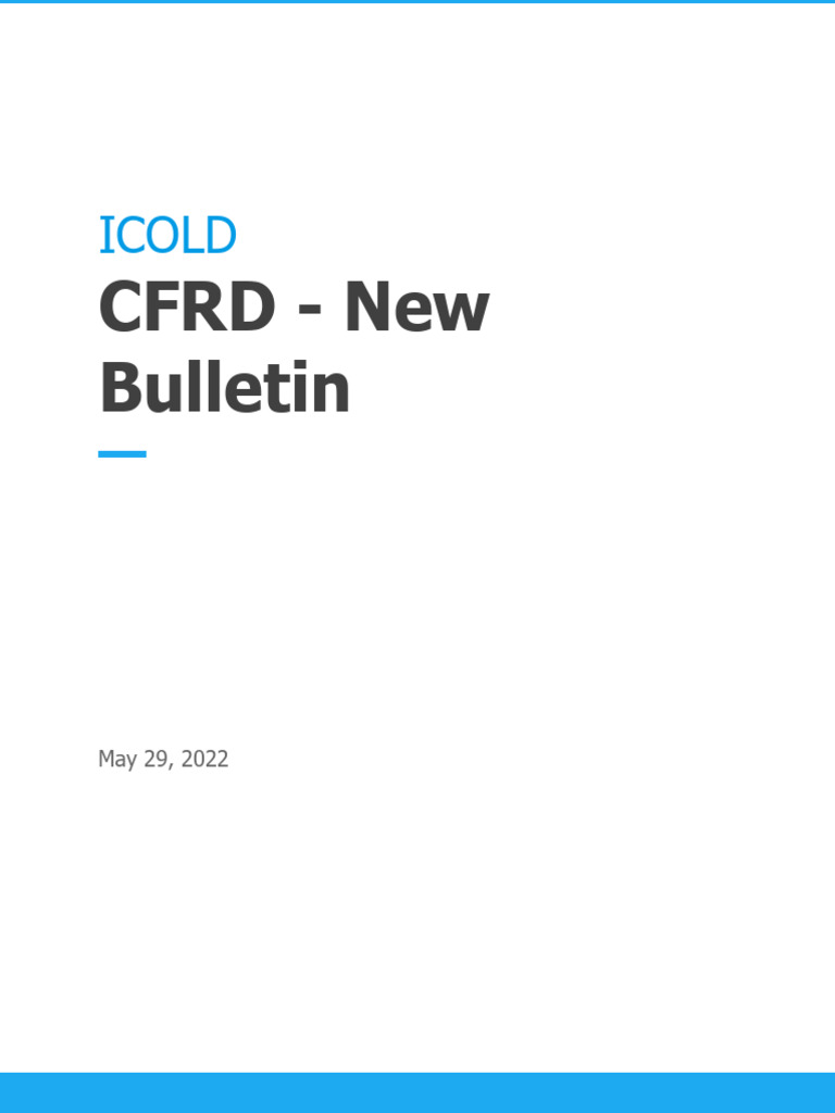 CFRD - New Bulletintextfirst | PDF | Home & Garden | Technology ...