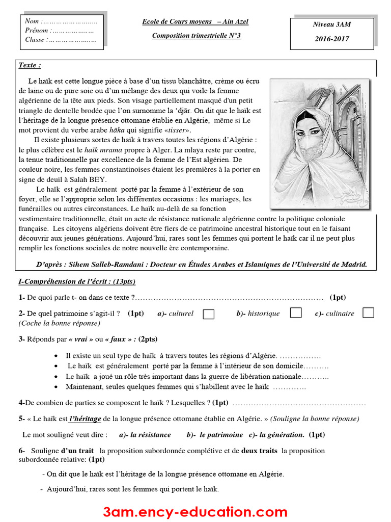 Histoire et héritage du haïk algérien | PDF | Algérie