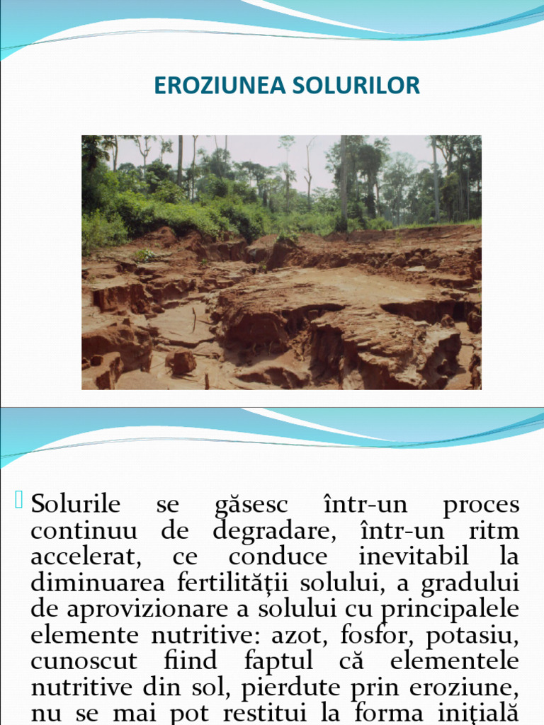 Eroziunea Solurilor ... | PDF