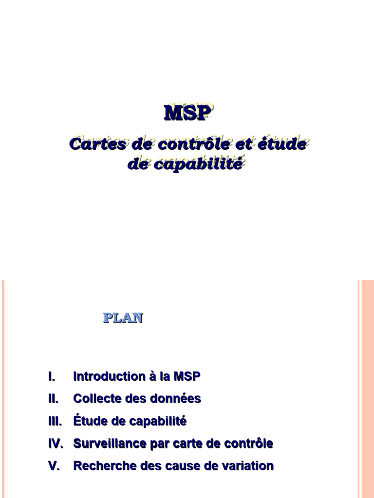 Cours Dip MSP Cha 1 2 Et 3 | PDF | Histogramme | Modèle mathématique