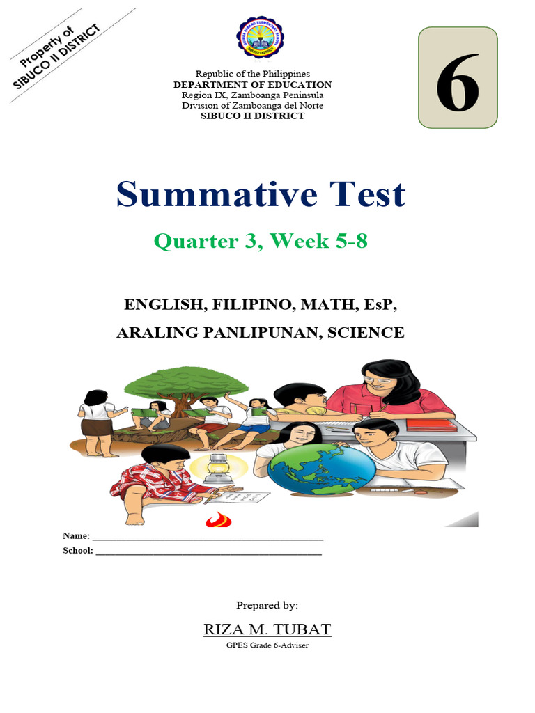 Las Summative 5-8 Q3 | PDF