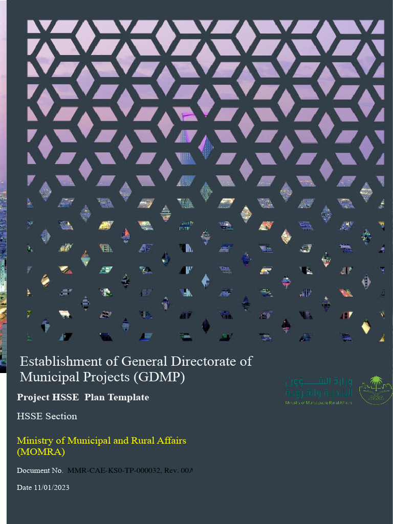 HSSE Management Plan Format - Rev.4 (Draft) | PDF | Occupational Safety ...