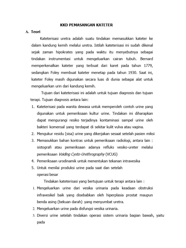 Prosedur Pemasangan Kateter Pria | PDF | Sains & Matematika