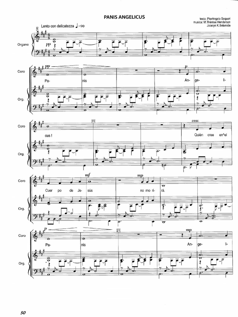 Panis Angelicus (Gen Verde) | PDF