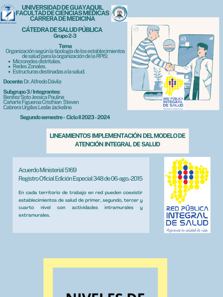 Organización Según La Tipología de La RIPS | PDF | Hospital | Cuidado ...