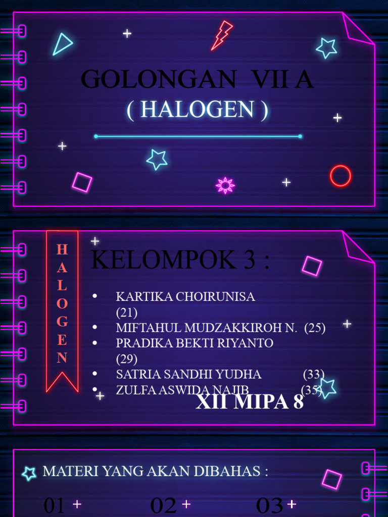 Halogen Elements Overview | PDF