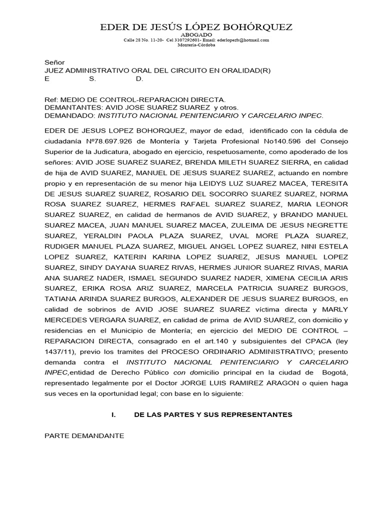 Demanda Eder | PDF | Prisión | Estado (política)