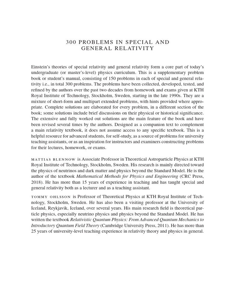 01.0 PP I IV Frontmatter | PDF | Physics | Science