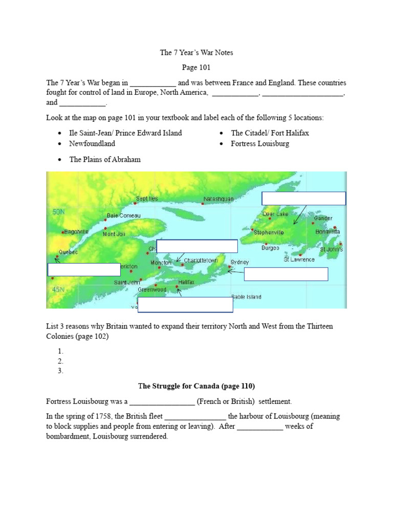 History Students' Study Guide | PDF | New France | Military Of The ...