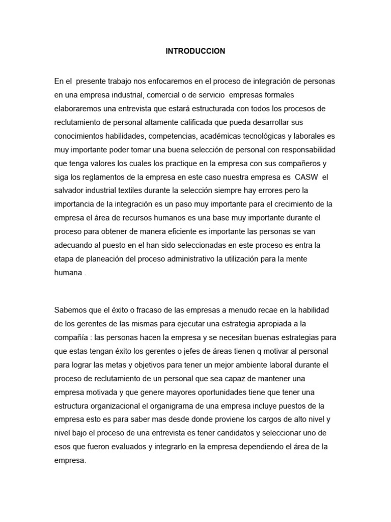 Introduccion 1 | PDF | Gestión de recursos humanos | Business