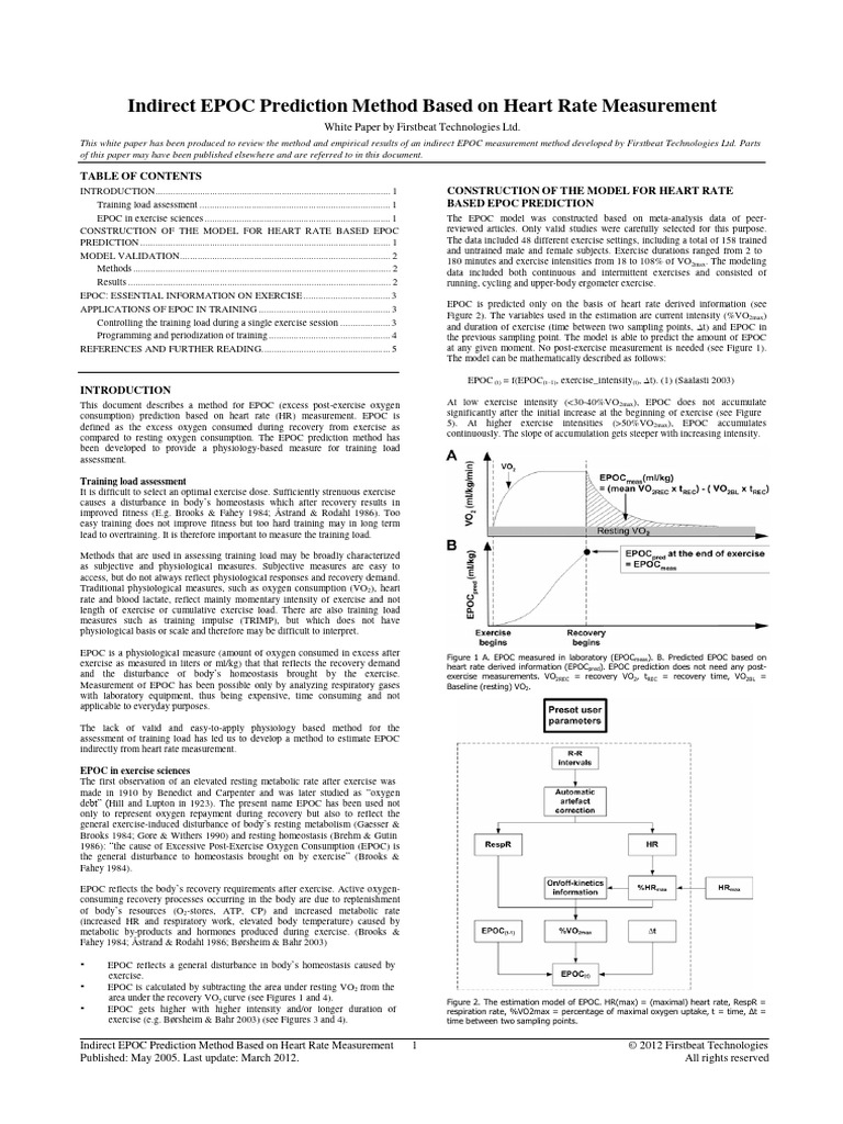 White Paper Epoc | PDF | Physical Fitness | Sports Science