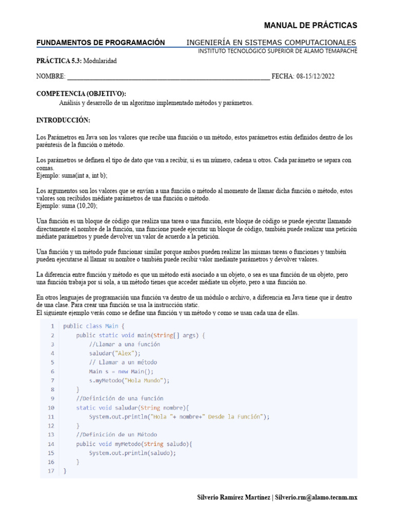R5.3 Practica Modularidad v2 | PDF | Java (lenguaje de programación ...