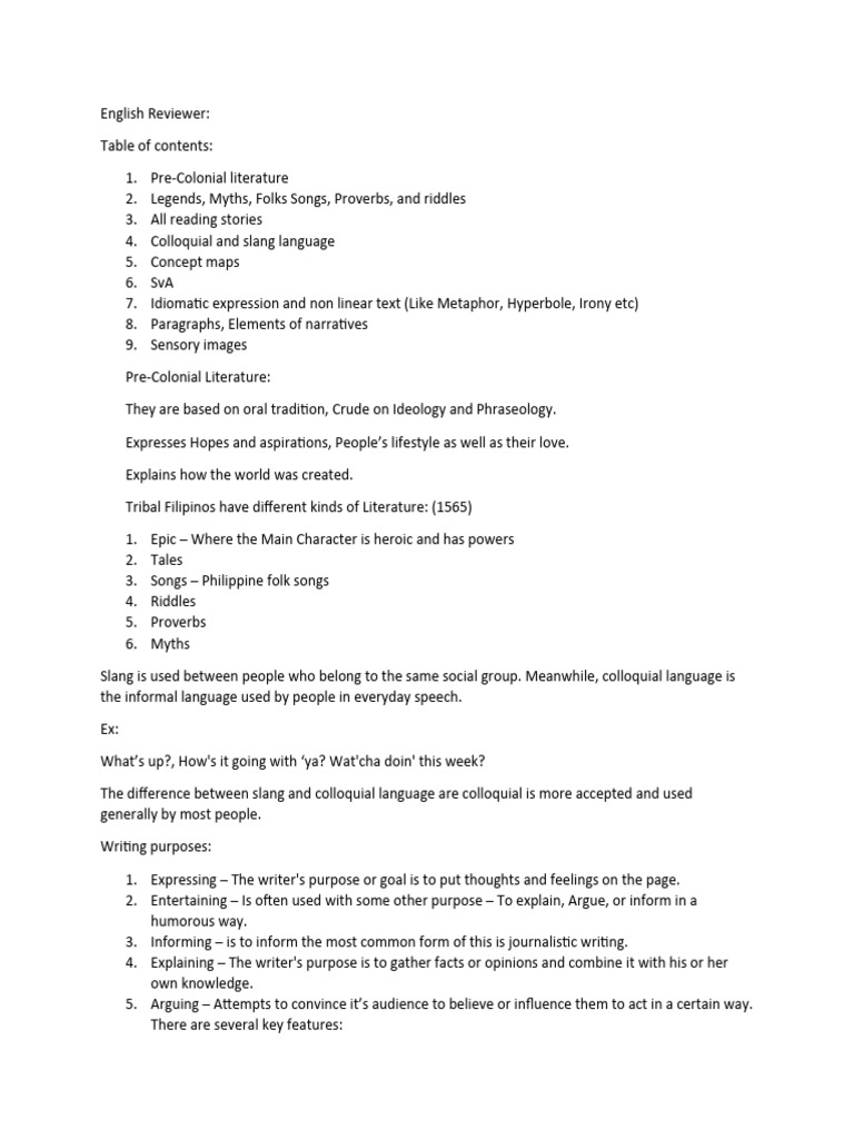 English Reviewer | PDF