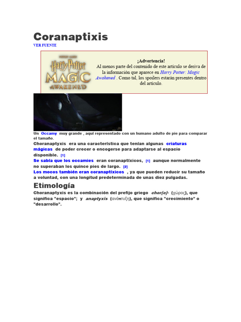Choranaptyxis en Occamies | PDF