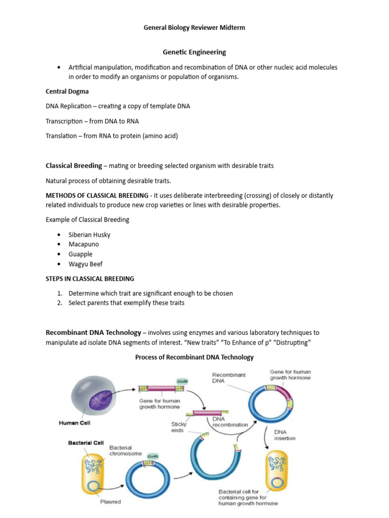 General Biology Reviewer 2023 | PDF | Dna | Evolution