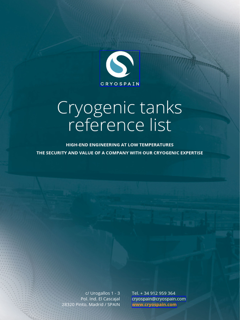 Cryogenic Tanks Reference List | PDF | Cryogenics | Transparent Materials