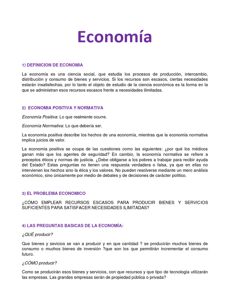 Economía: Conceptos y Estructuras | PDF | Oferta (economía ...