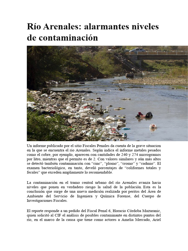 Río Arenales | PDF