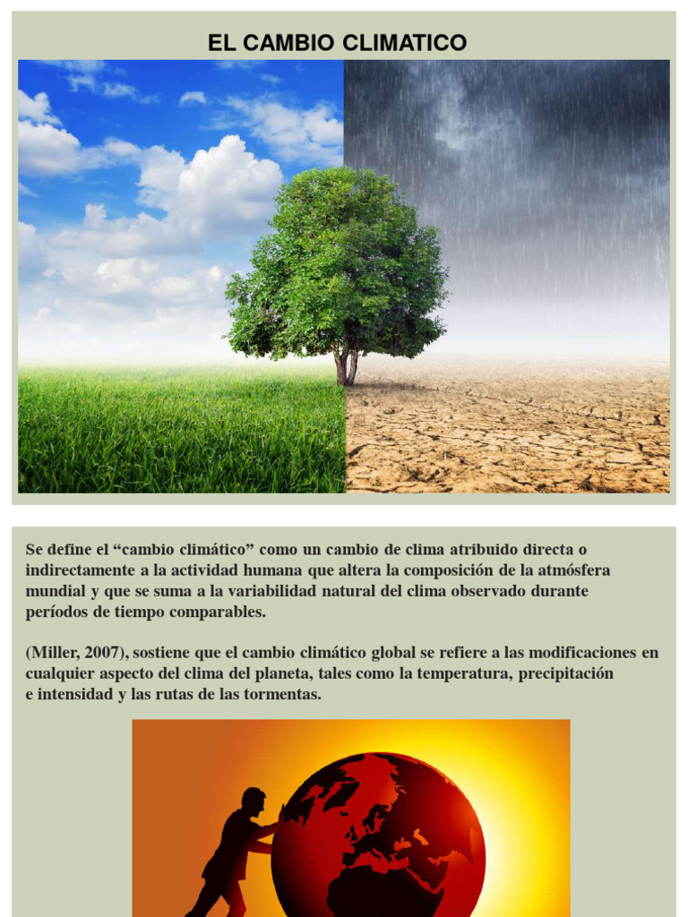 Cambio Climático: Causas y Efectos | PDF | Gases de efecto invernadero ...