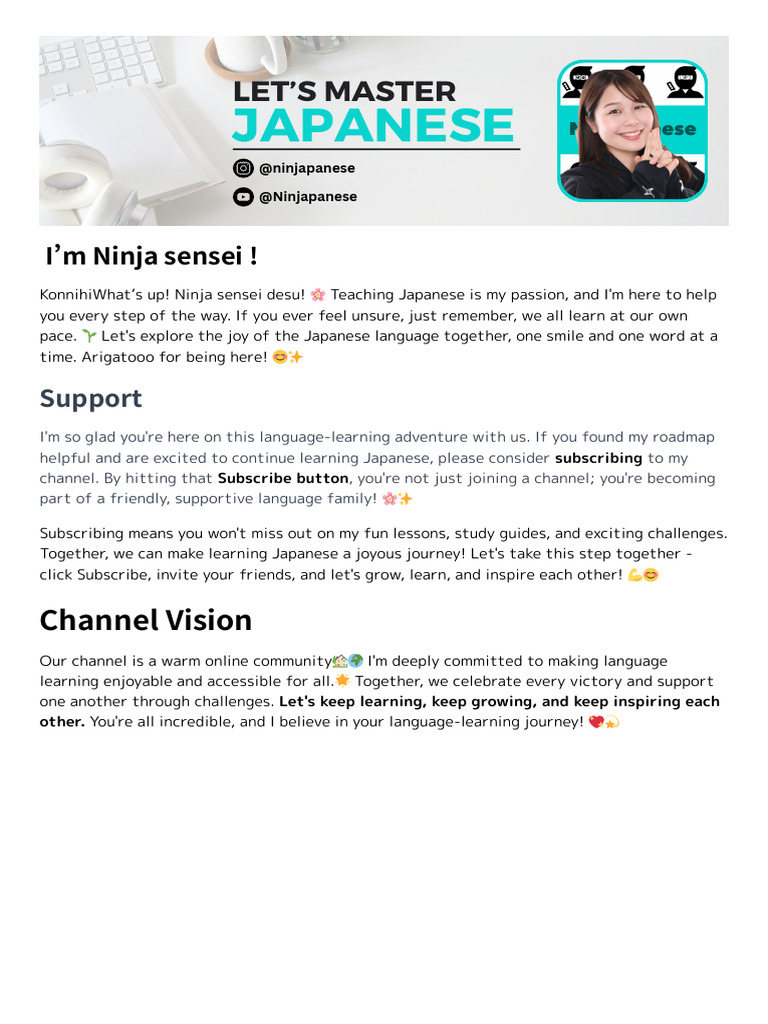 Japanese - ROADMAP Ninja Sensei | PDF | Japanese Language | Linguistics