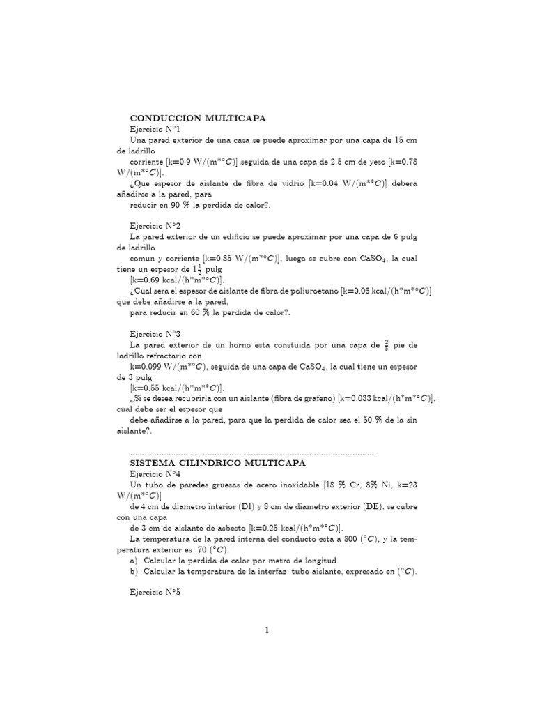 Operaciones Unitarias II. - Capitulo 2 - Parte II - Ejercicios | PDF ...
