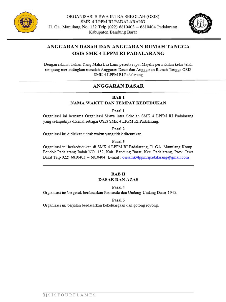 Ad Art Osis LPPM 2021 2023 | PDF