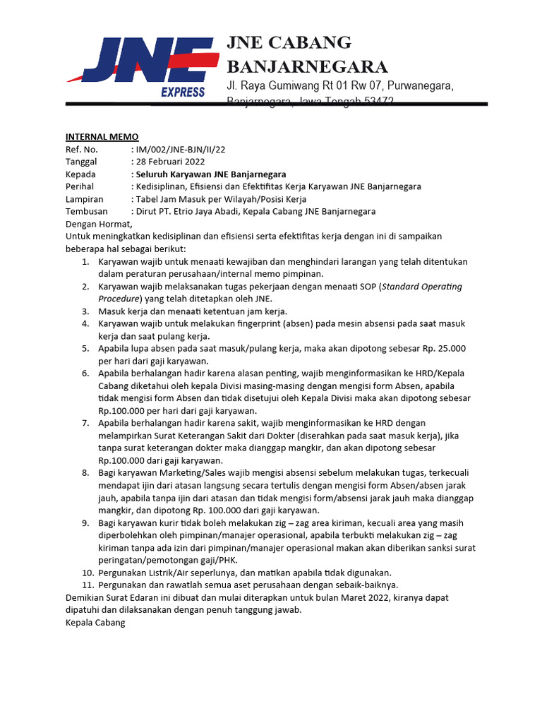 Im Kedisiplinan, Efisiensi Dan Efektifitas Fix | PDF | Pengelolaan Keuangan & Uang