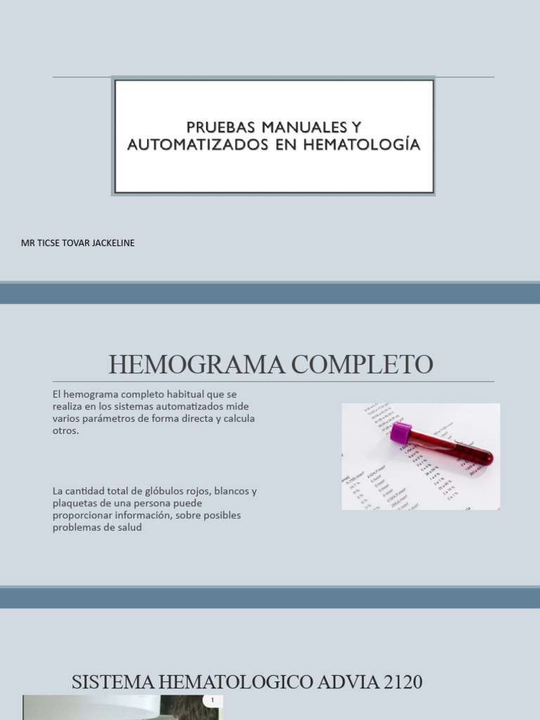 Sistema Hematologico Advia 2120 | PDF | Hematología | Leucocito