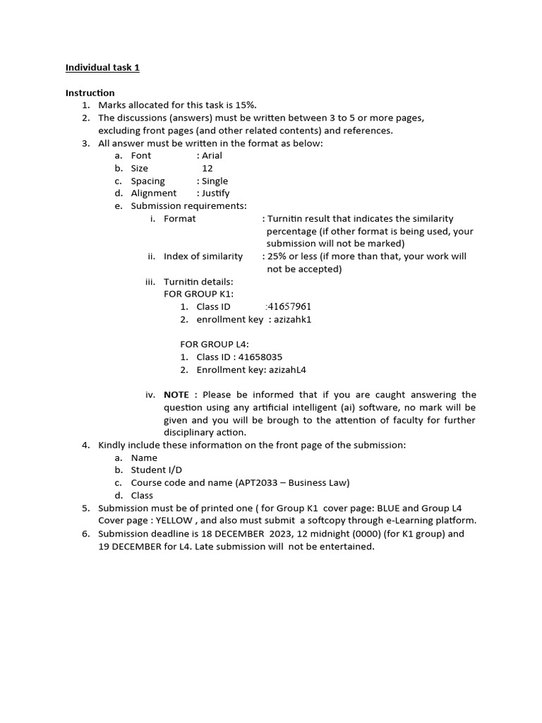 Individual Assignment | PDF