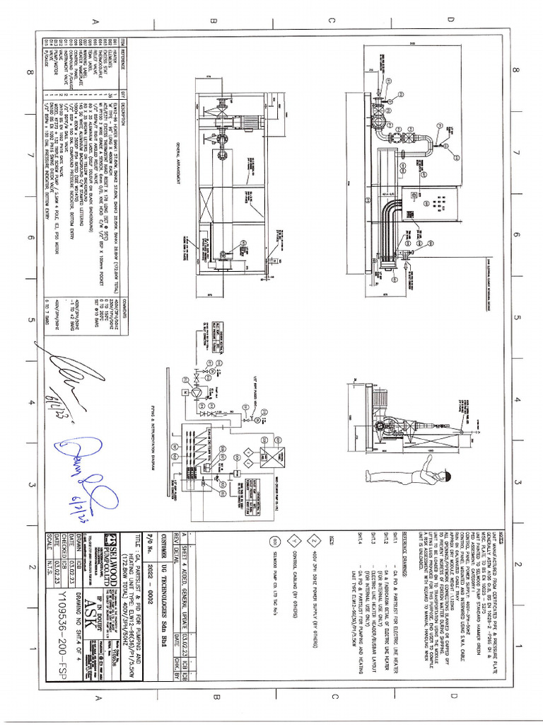 Selwood pump drawing - initiallied copy | PDF